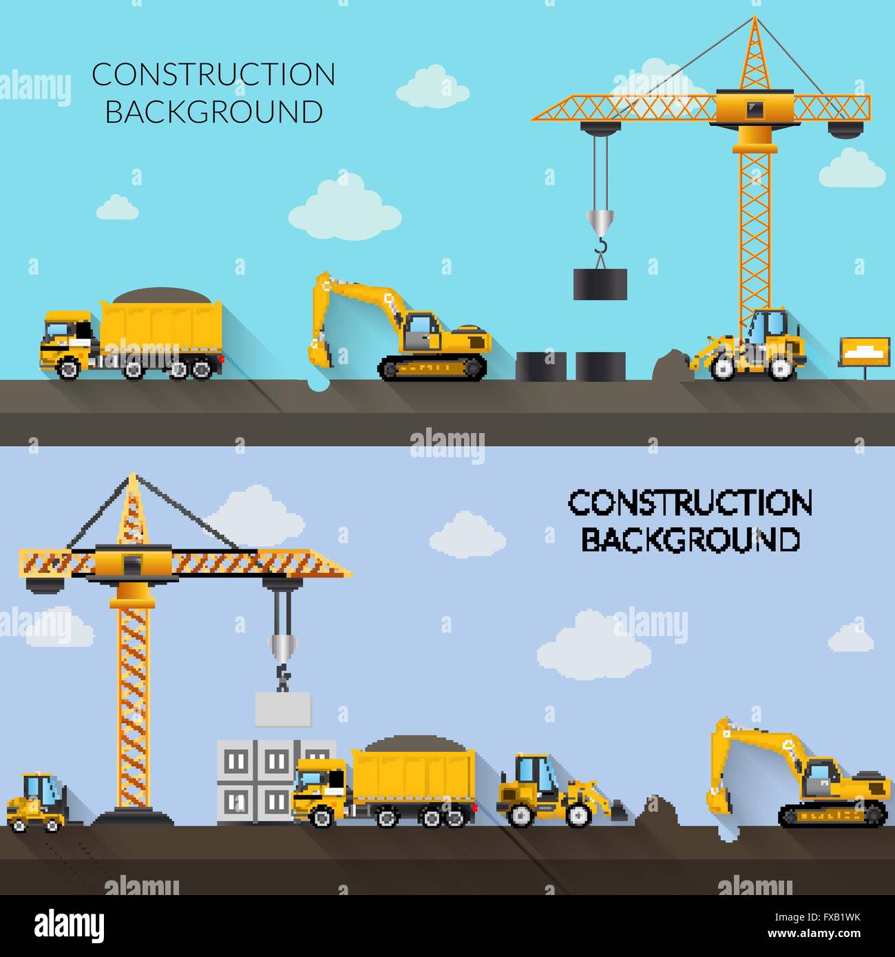 Construction Background Illustration Stock Vector Image & Art - Alamy