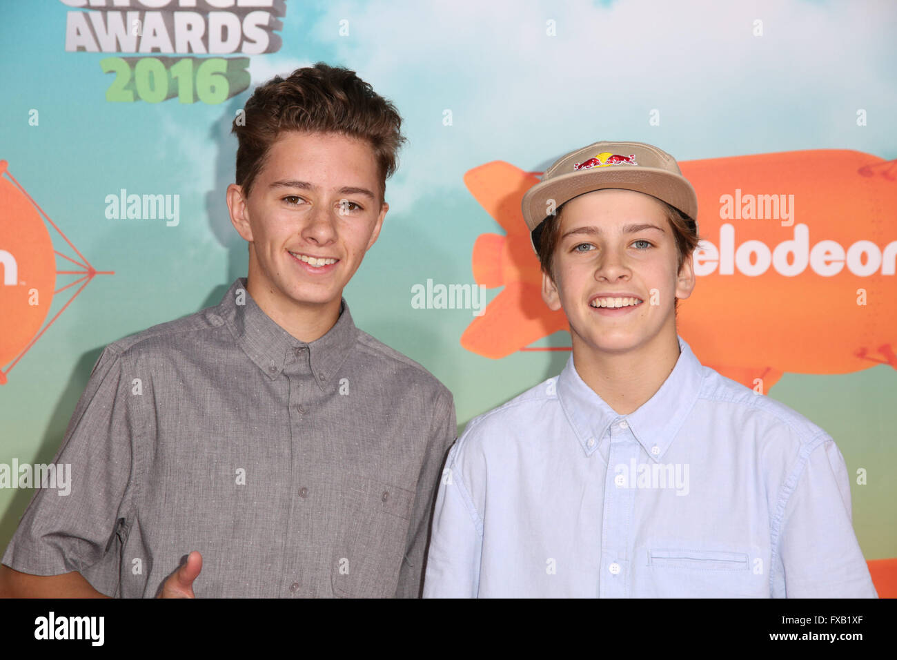 Celebrities attend Nickelodeon's 2016 Kids' Choice Awards at The Forum. Featuring: Jagger Eaton ...