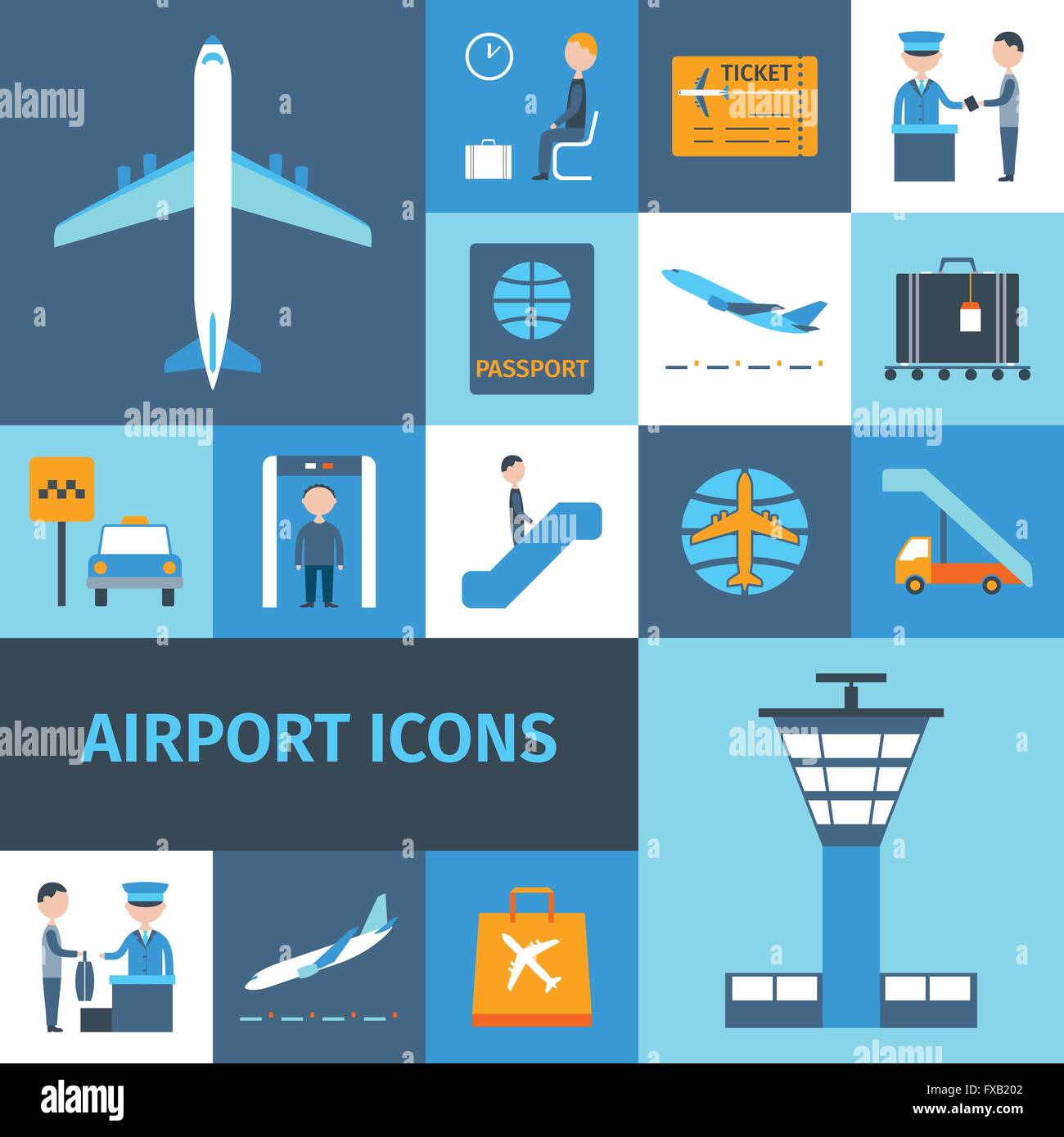 Airport time zone Stock Vector Images - Alamy