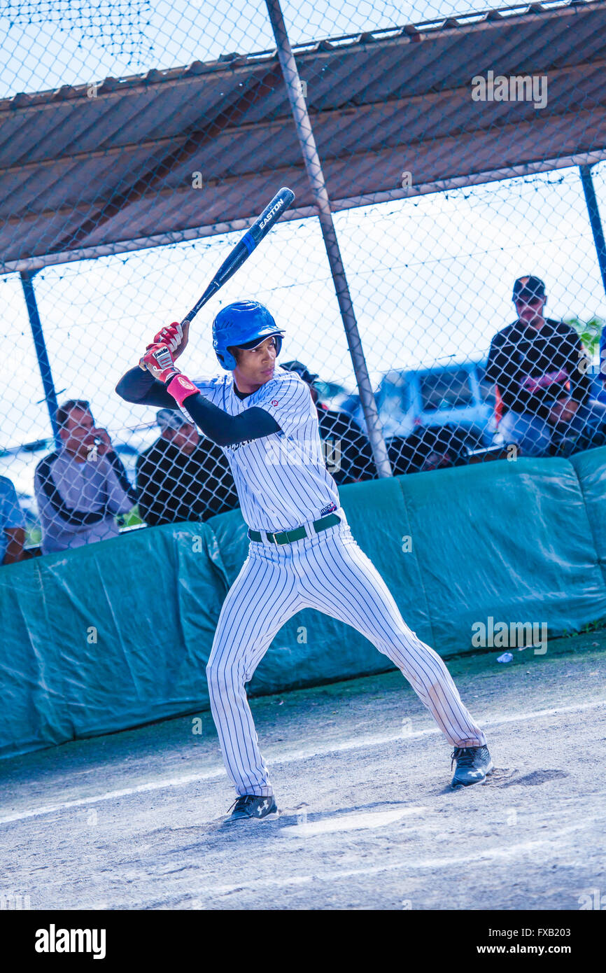 male versus male softball match Stock Photo - Alamy