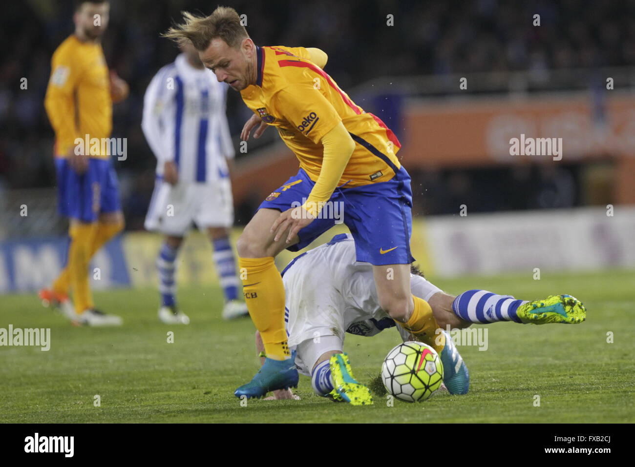 Ivan Rakitic Barcelona in action during the La Liga match espagolde ...