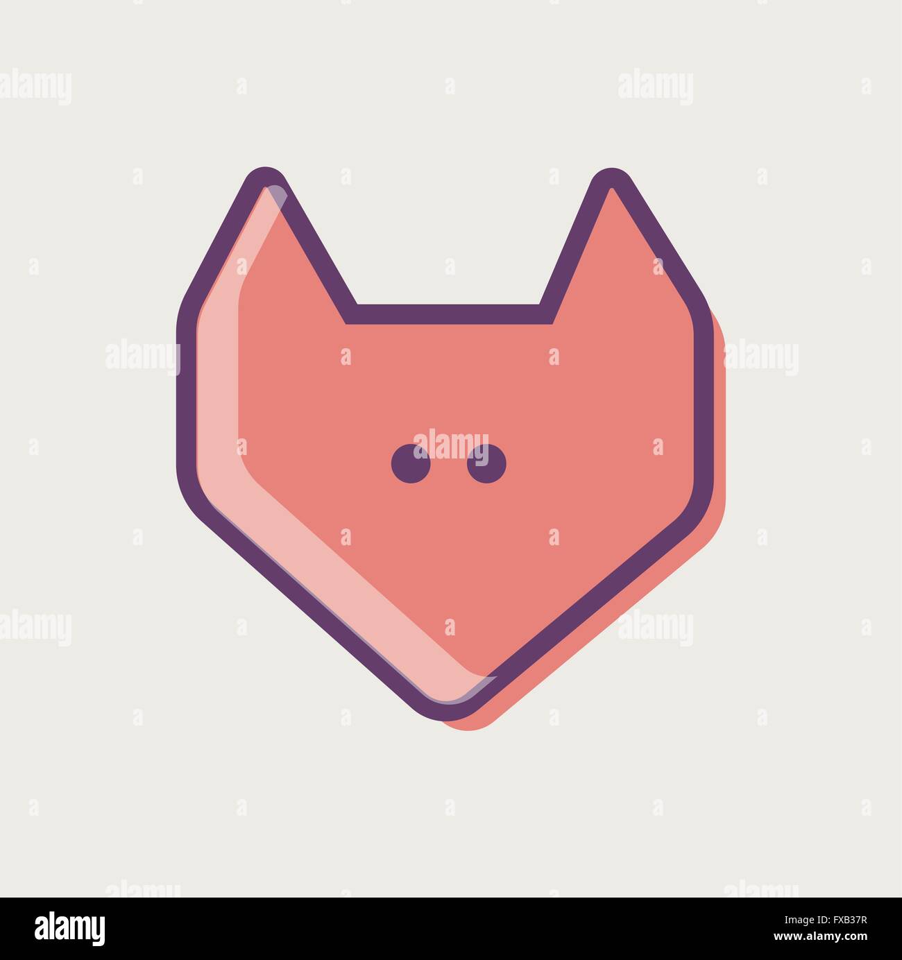 Red fox communication Stock Vector Images - Alamy