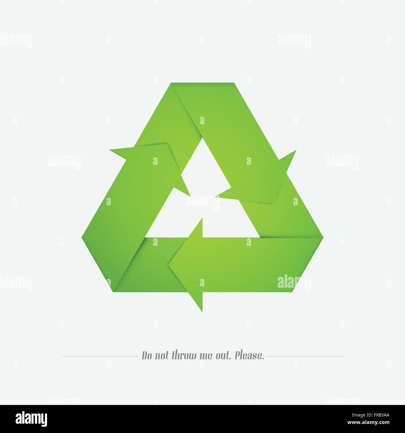 green recycle icon isolated on white background. vector eco reuse ...