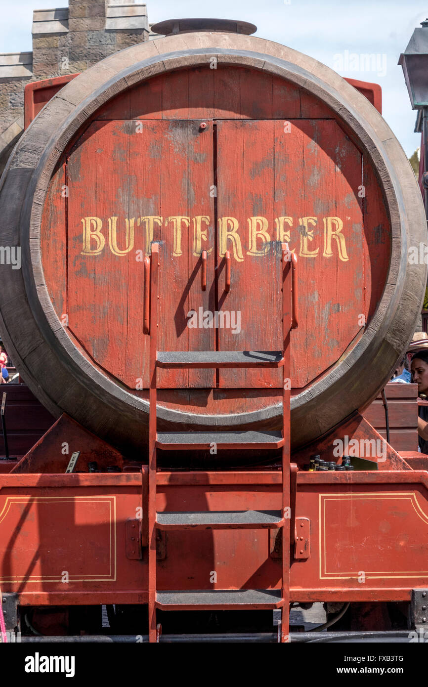 Butterbeer Barrel Selling The Famous Drink From The Wizarding World Of ...