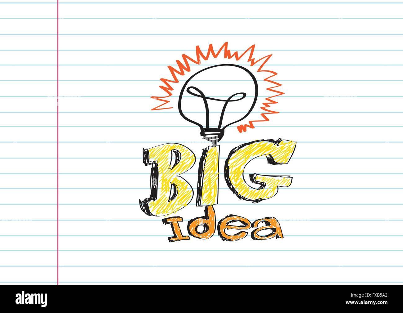 Concept of idea inspired bulb shape Stock Vector Image & Art - Alamy