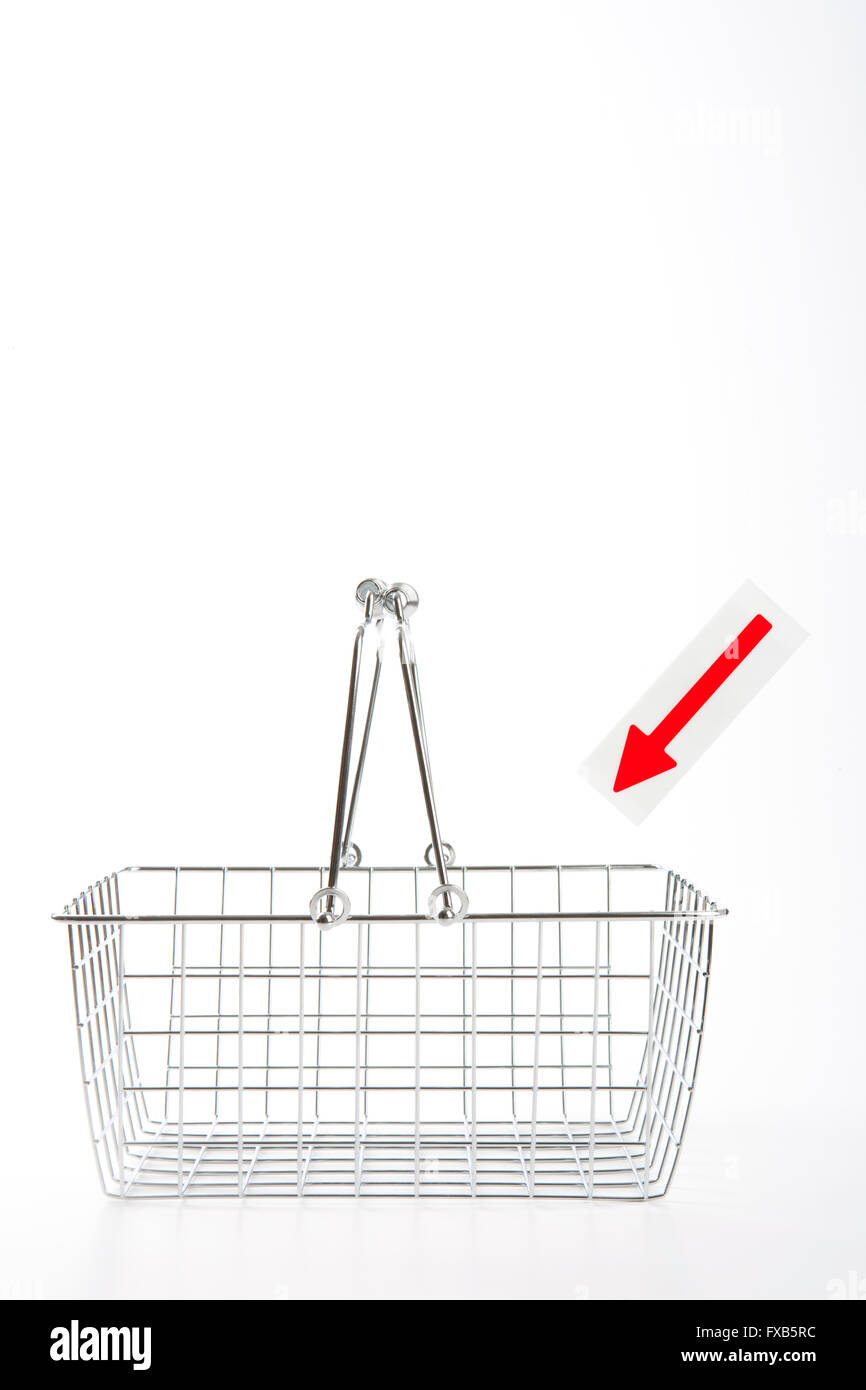 Shopping basket with arrows hi-res stock photography and images - Alamy