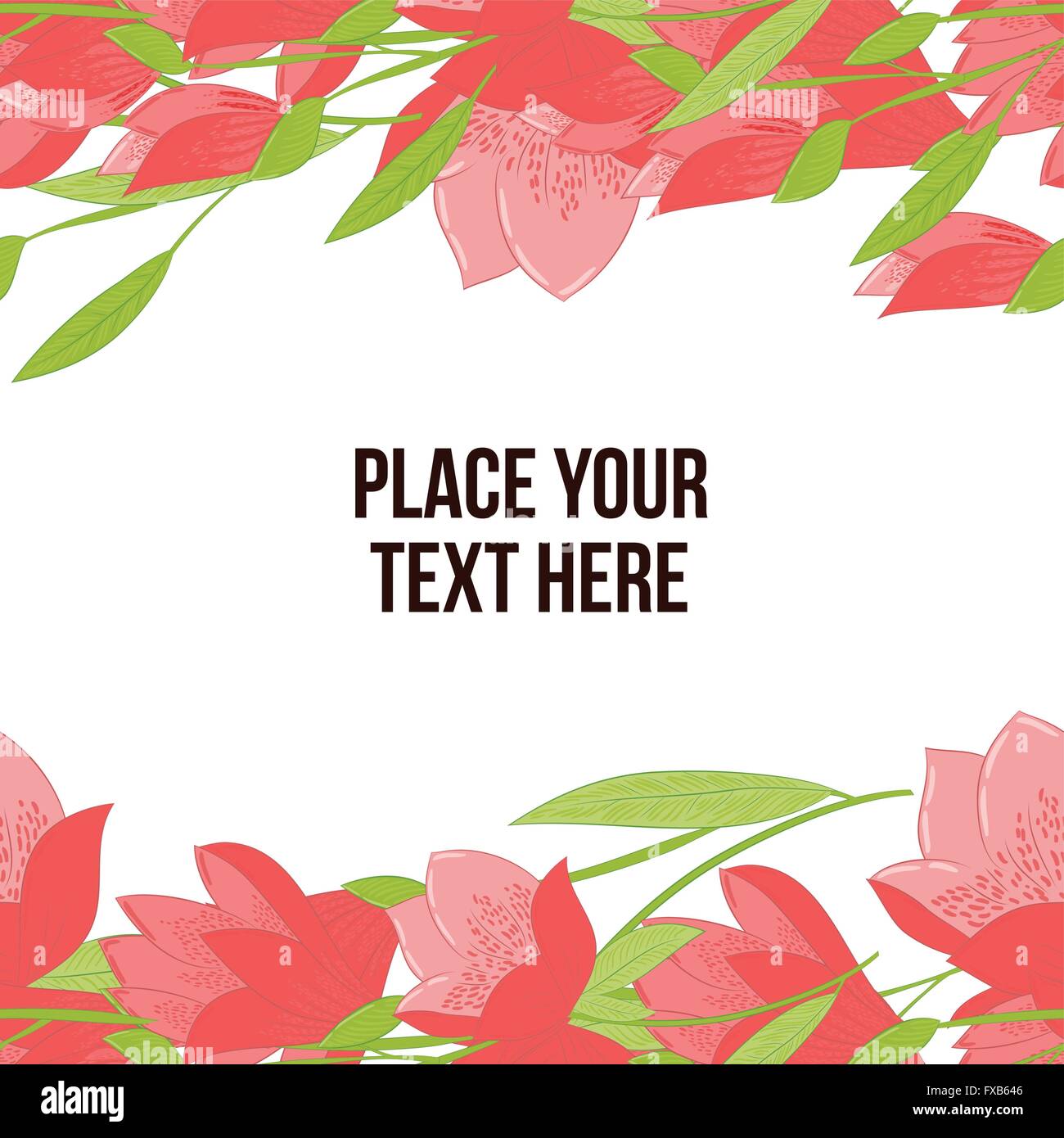Flower tulip background Stock Vector Image & Art - Alamy