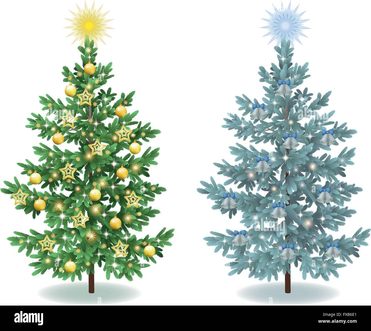Tree trees ornaments Stock Vector Images - Alamy
