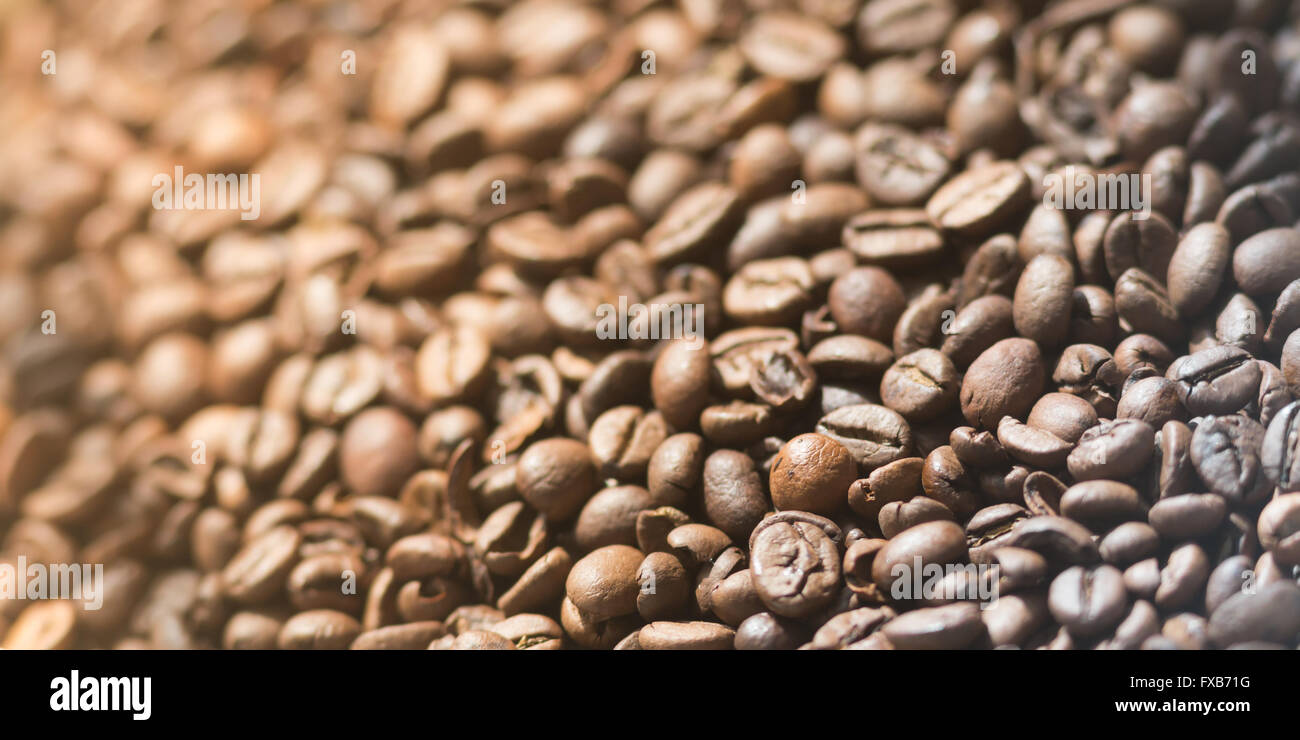 Grains of coffee background, drinks concepts Stock Photo - Alamy