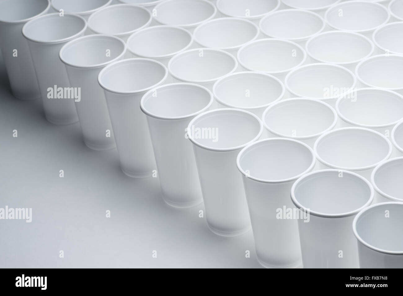 Large group of disposable plastic cups Stock Photo - Alamy