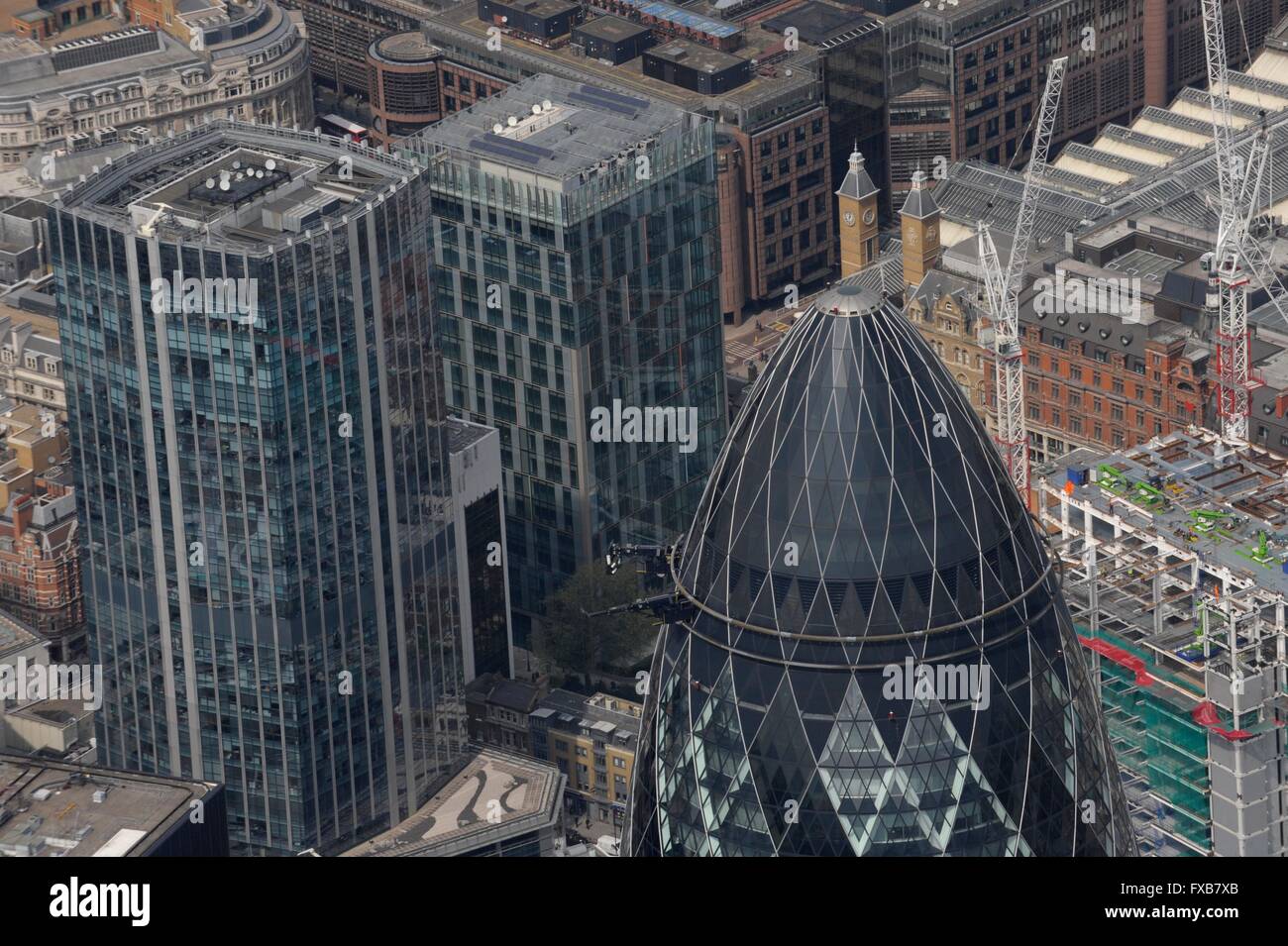 Aerial Gherkin London High Resolution Stock Photography and Images - Alamy