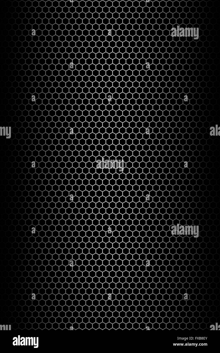 Black honeycomb background. Illustration Stock Photo - Alamy
