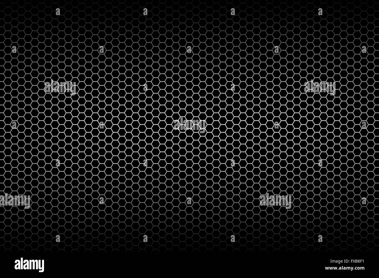 Black honeycomb background. Illustration Stock Photo - Alamy