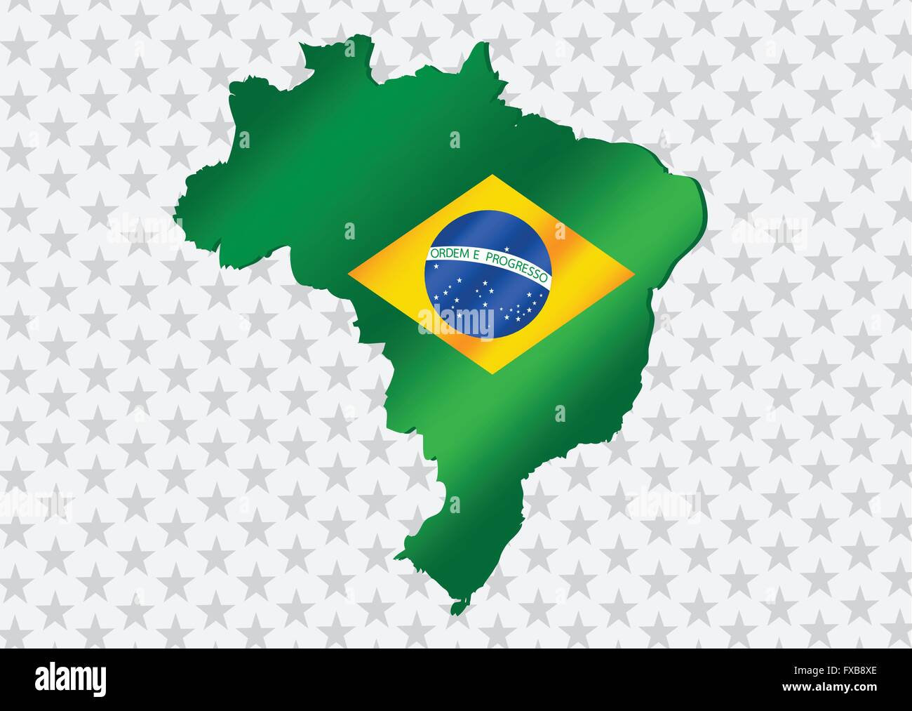 Brazil flag theme idea design Stock Vector Image & Art - Alamy