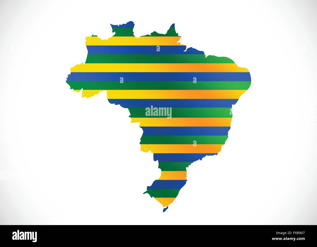 Brazil flag theme idea design Stock Vector Image & Art - Alamy