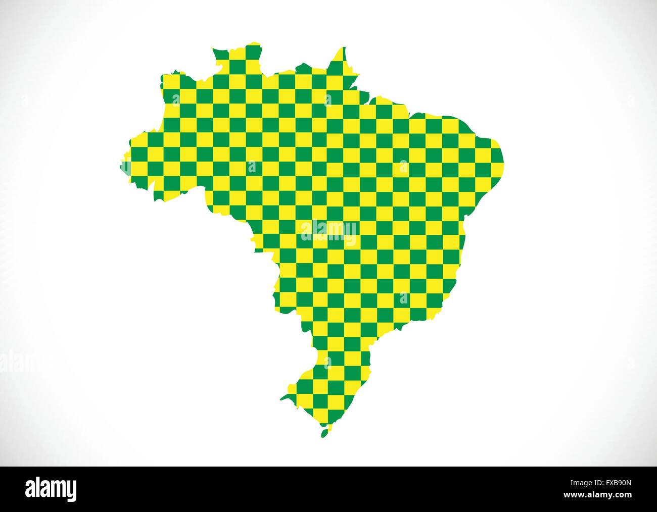 Brazil flag theme idea design Stock Vector Images - Alamy