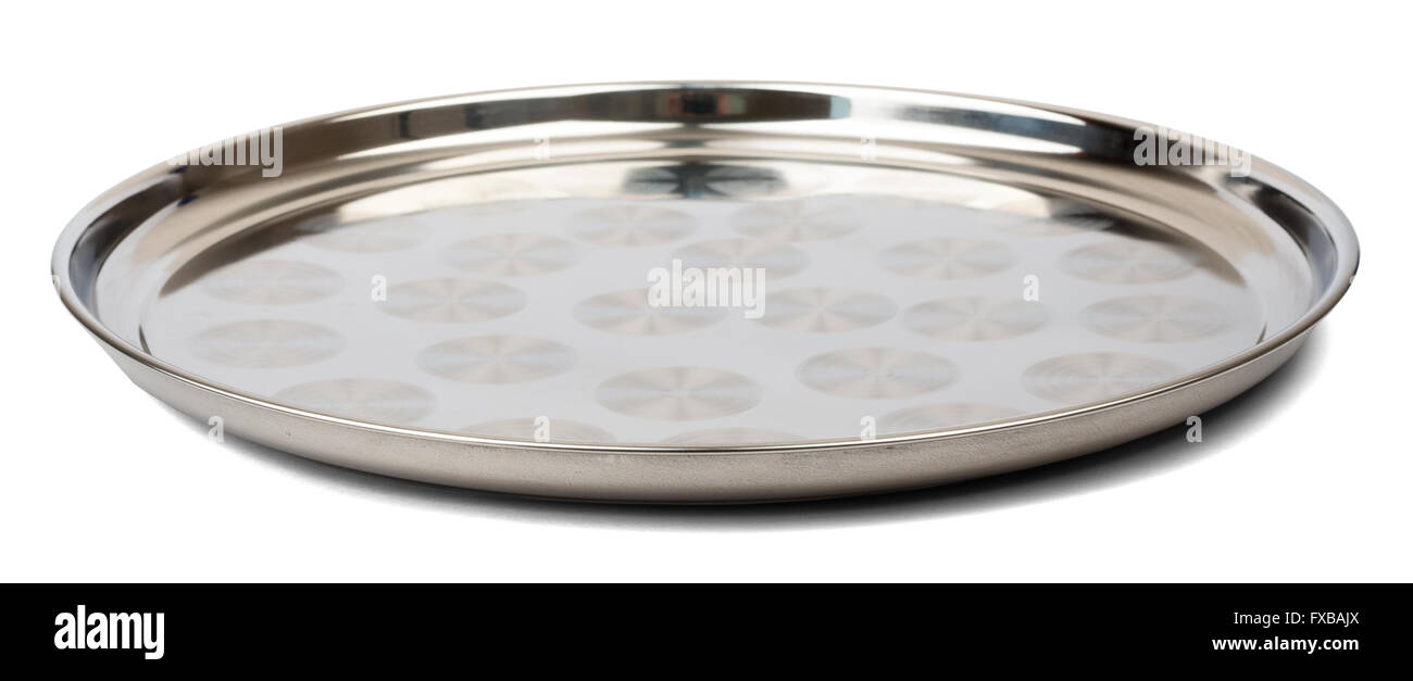 Round steel tray Stock Photo - Alamy