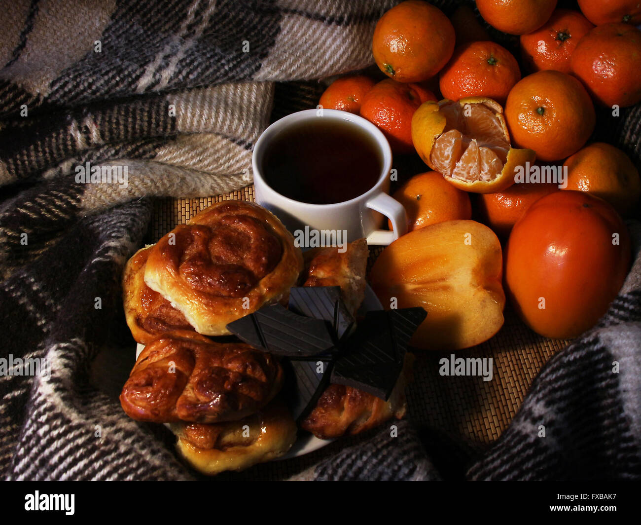 Persimmon tea hi-res stock photography and images - Alamy