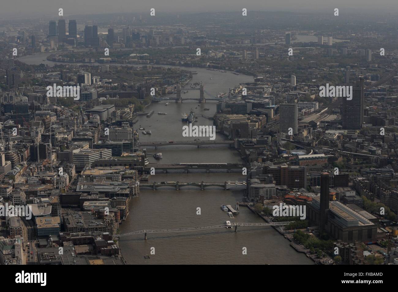 Aerial view of Central London Stock Photo - Alamy