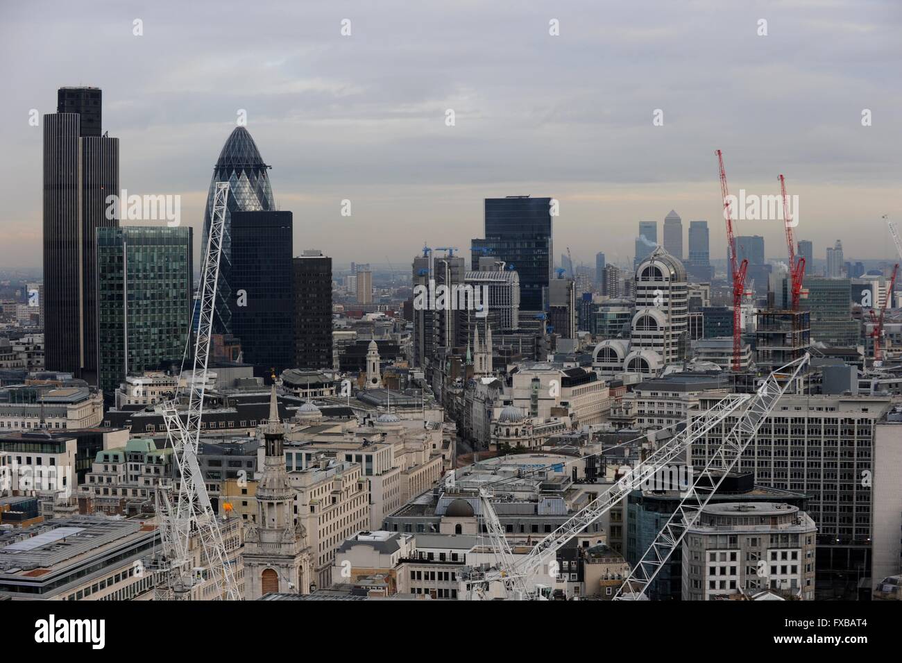 Aerial view of Central London Stock Photo - Alamy