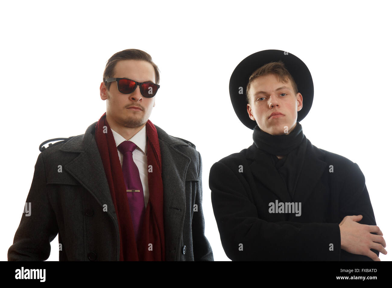 Two stylish caucasian young men hi-res stock photography and images - Alamy
