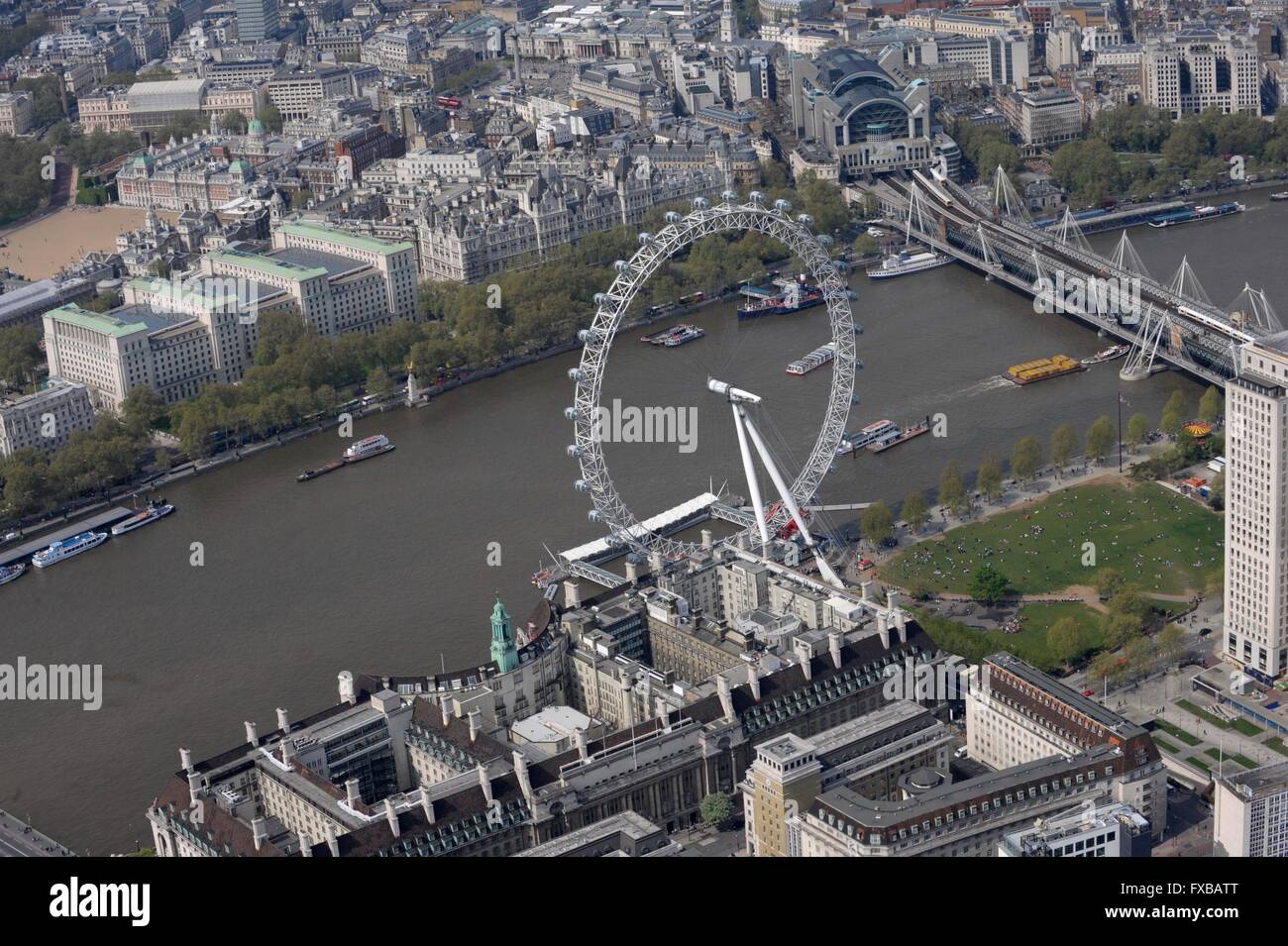 Aerial view of Central London Stock Photo - Alamy
