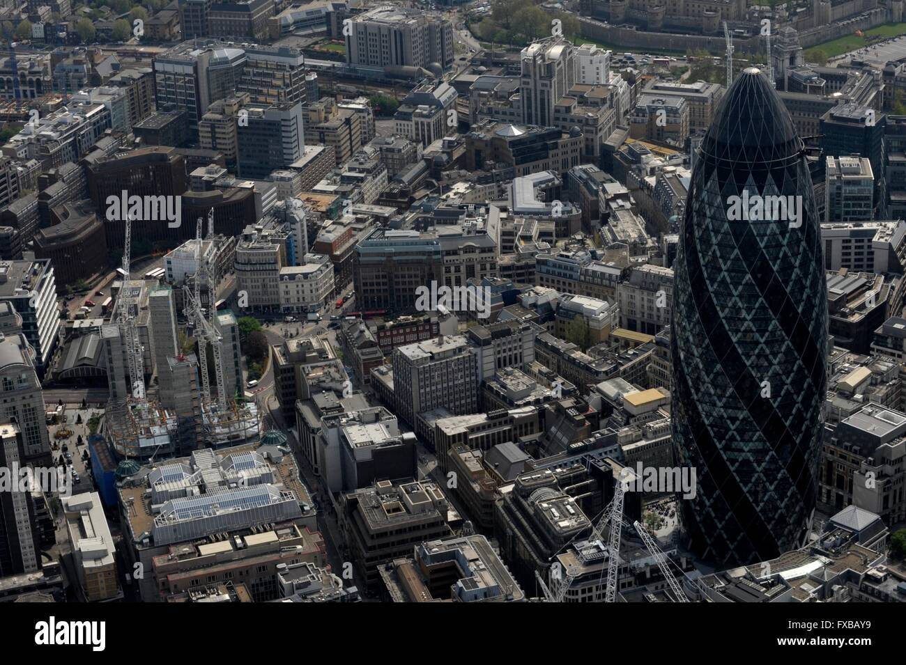 Aerial view of Central London Stock Photo - Alamy