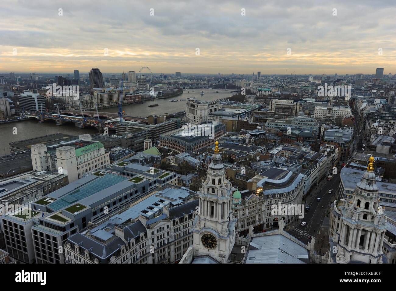 Aerial view of Central London Stock Photo - Alamy