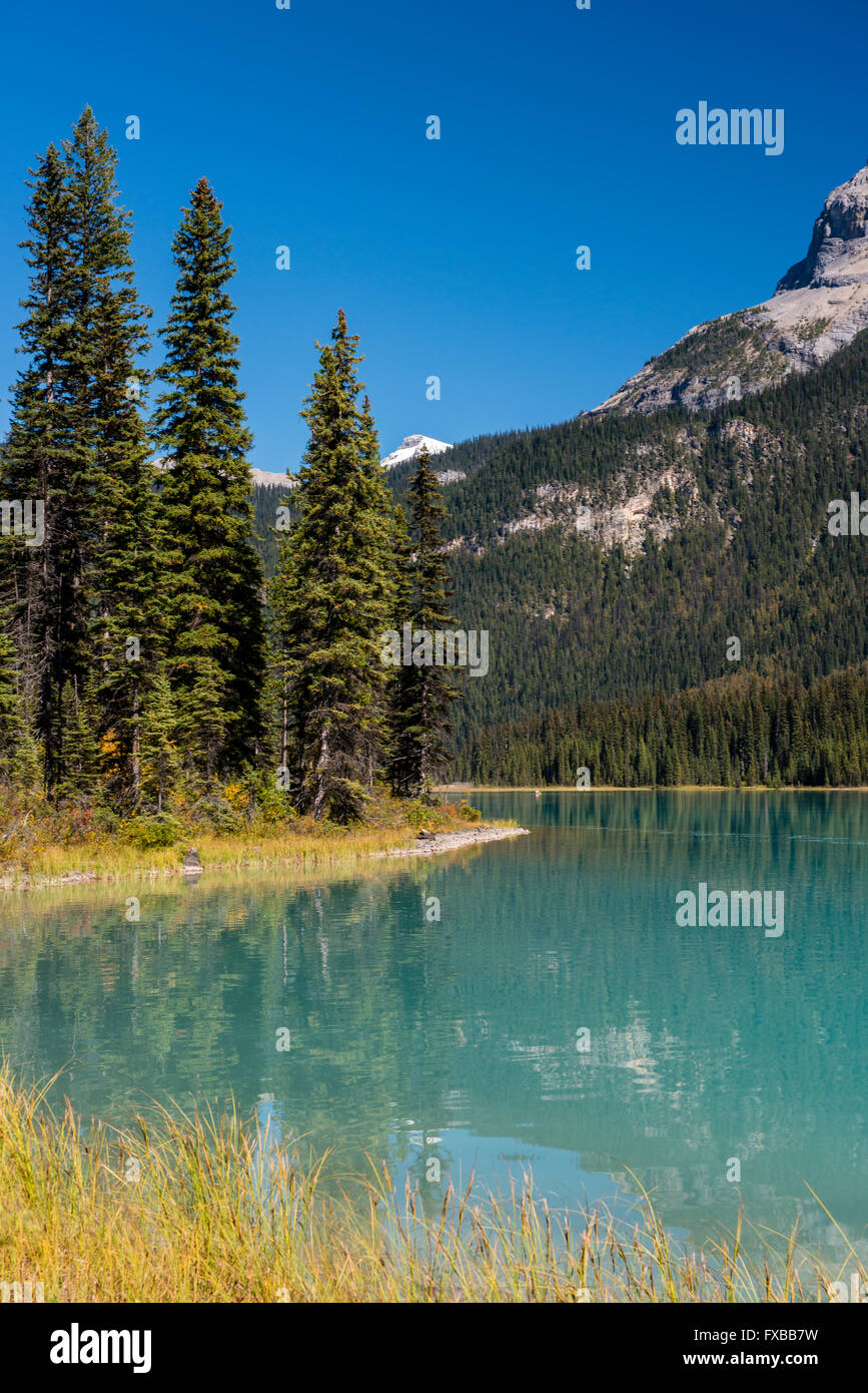 Emerald Lake, Yoho National Park, Canadian Rockies, British Columbia ...