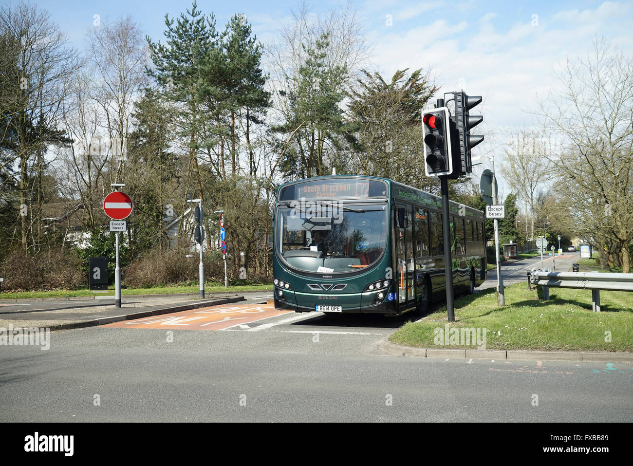Single decker volvo bus hi-res stock photography and images - Alamy