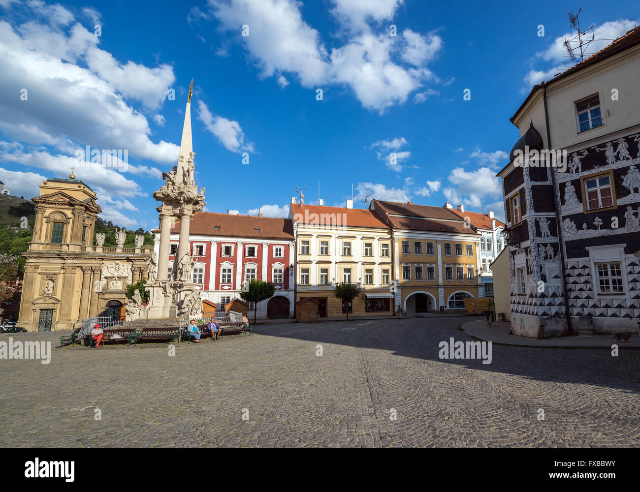 Dietrichstein tomb, Holy Trinity Statue (Plague Column) and Sgraffito ...