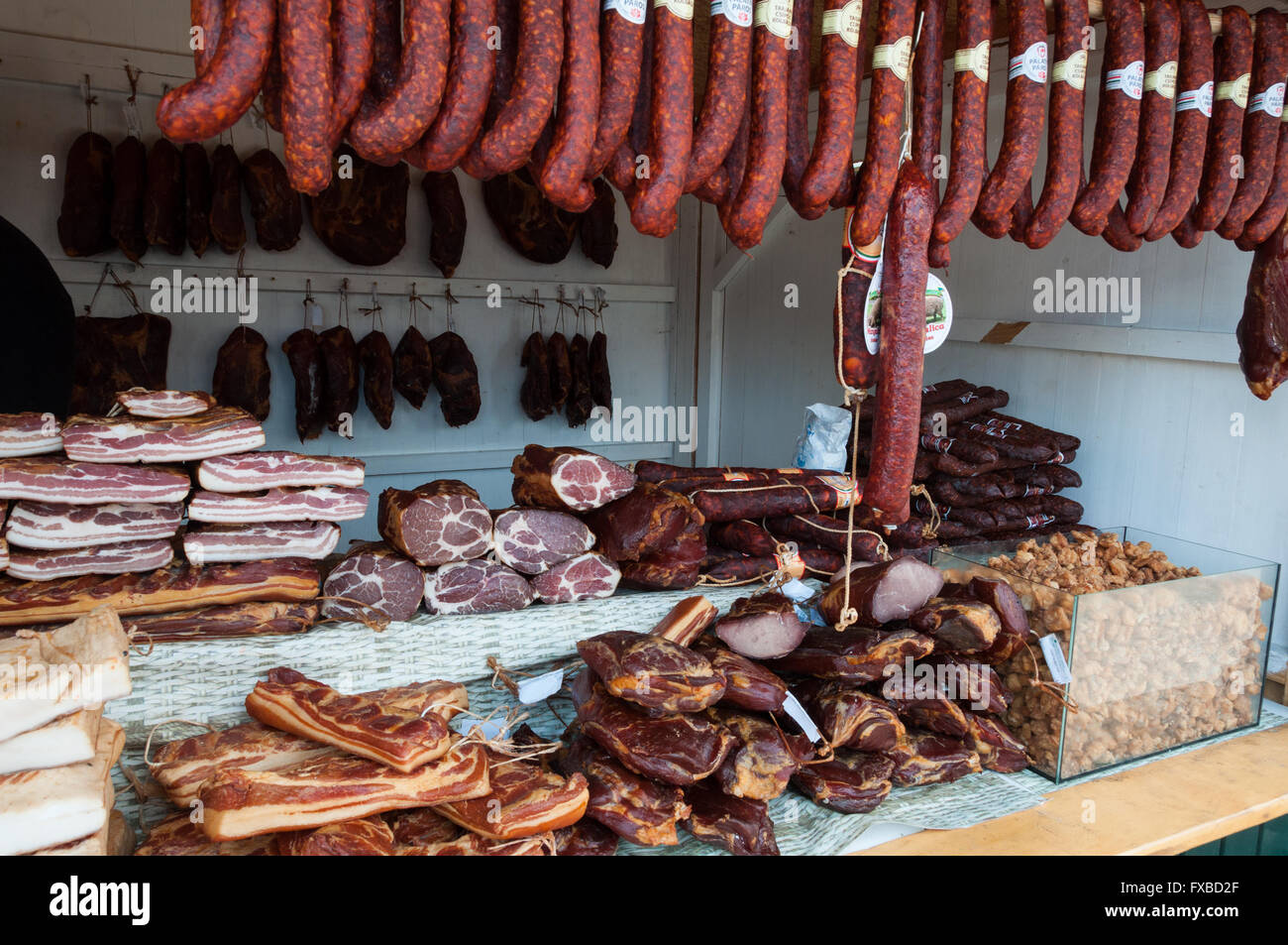 Meat seller hi-res stock photography and images - Alamy