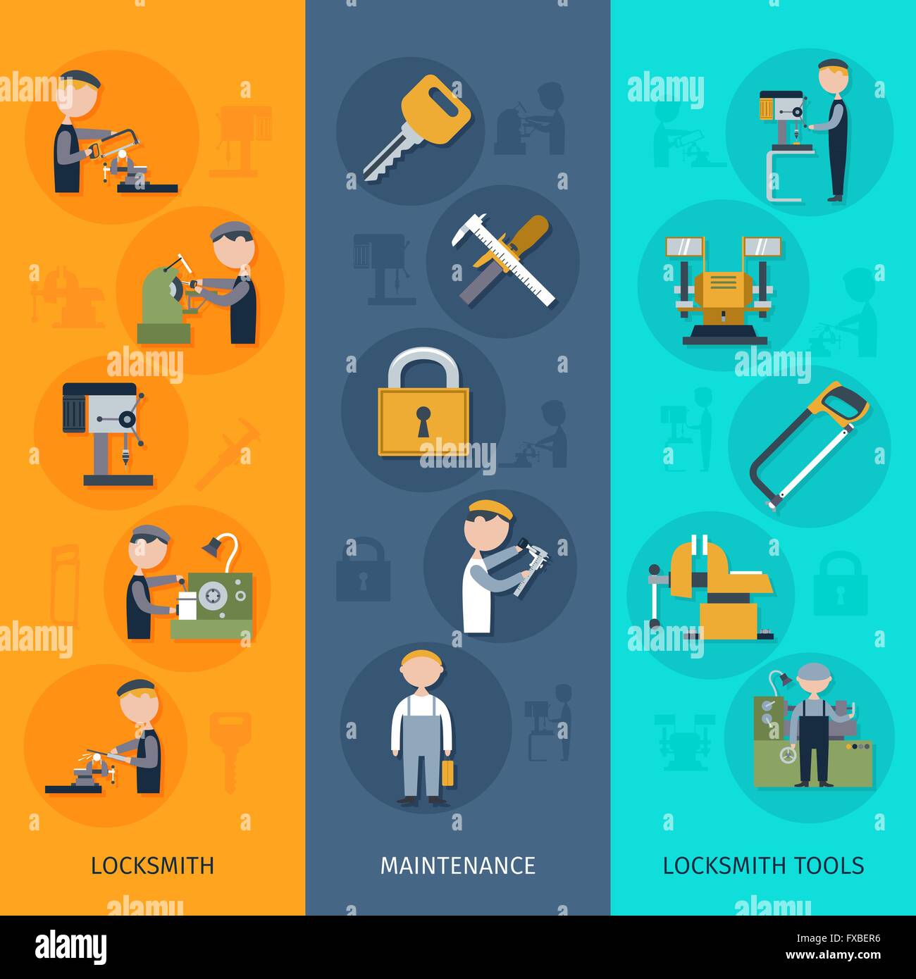 Locksmith man Stock Vector Images - Alamy