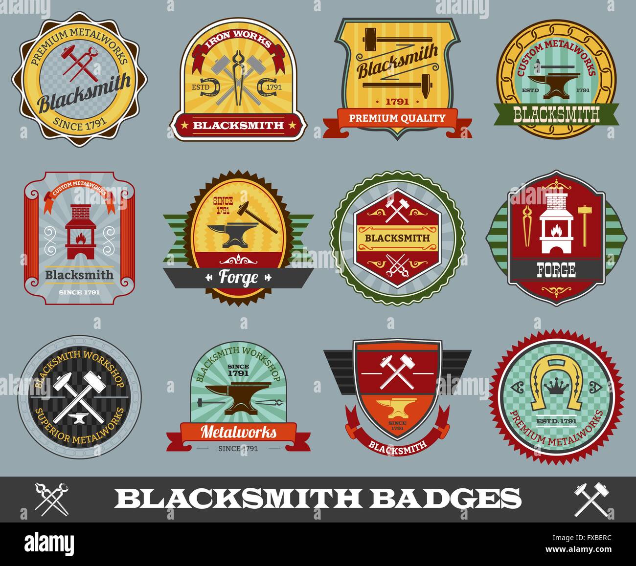 Tag smith Stock Vector Images - Alamy