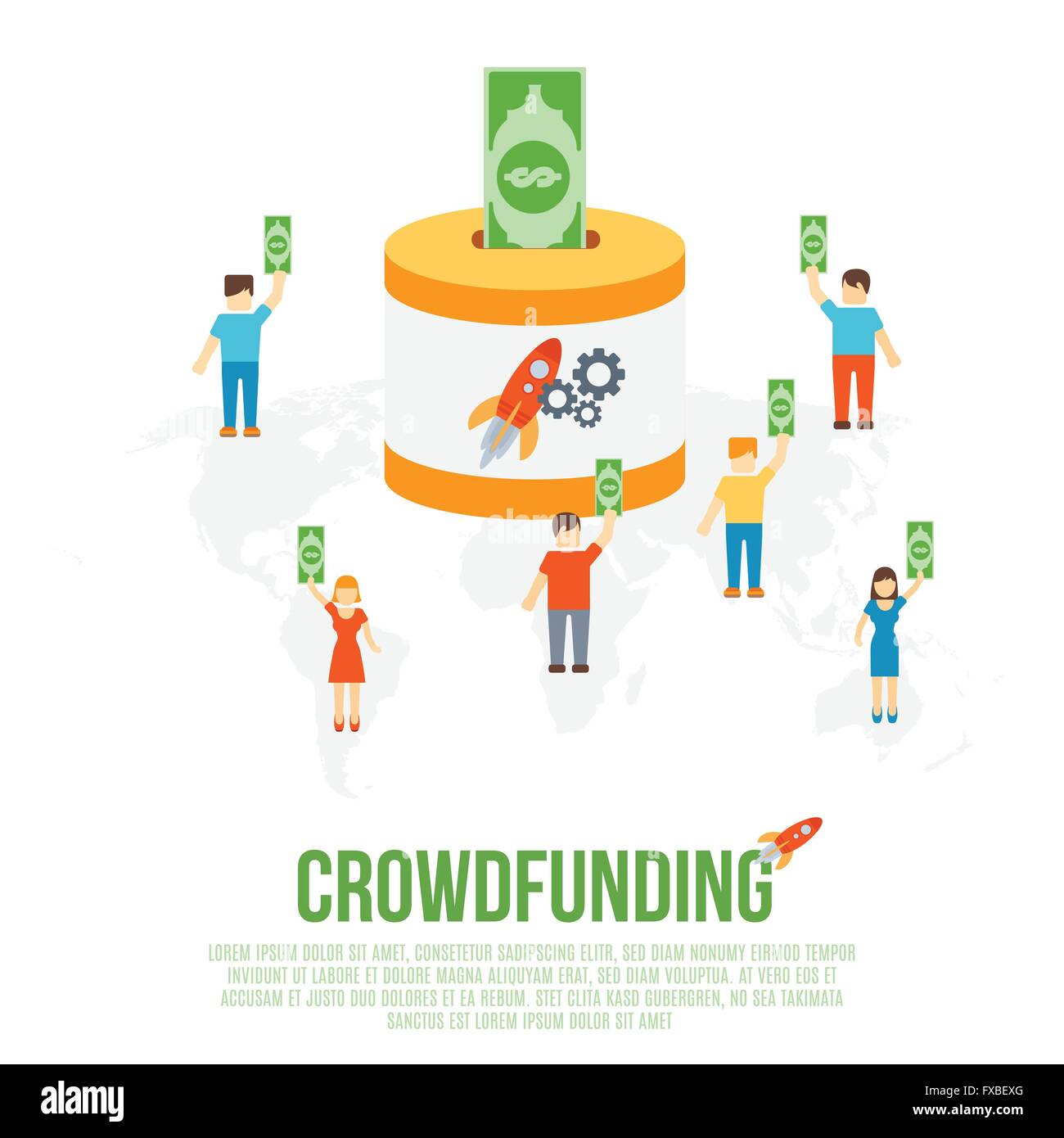 Crowd source Stock Vector Images - Alamy