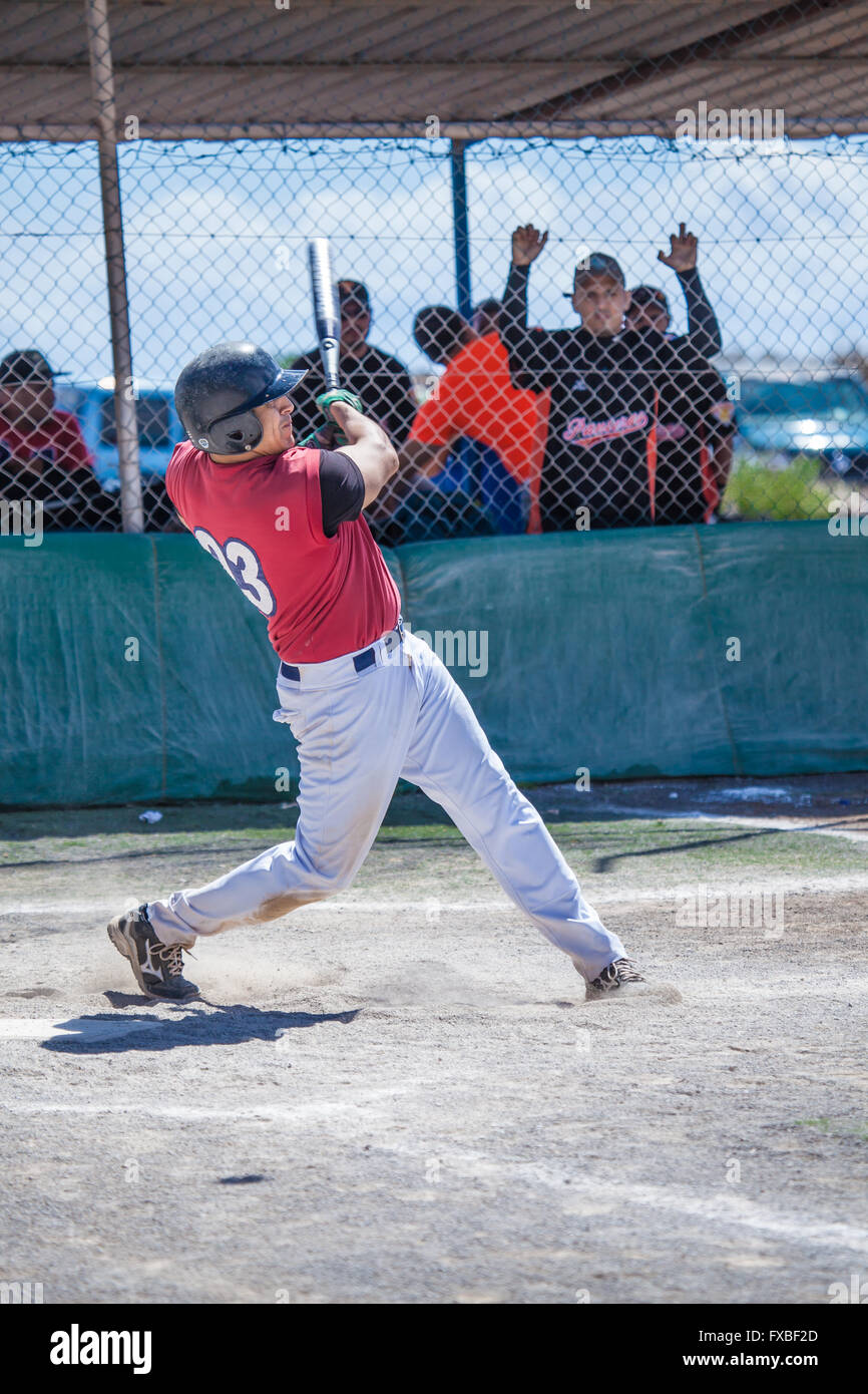 male versus male softball match Stock Photo - Alamy
