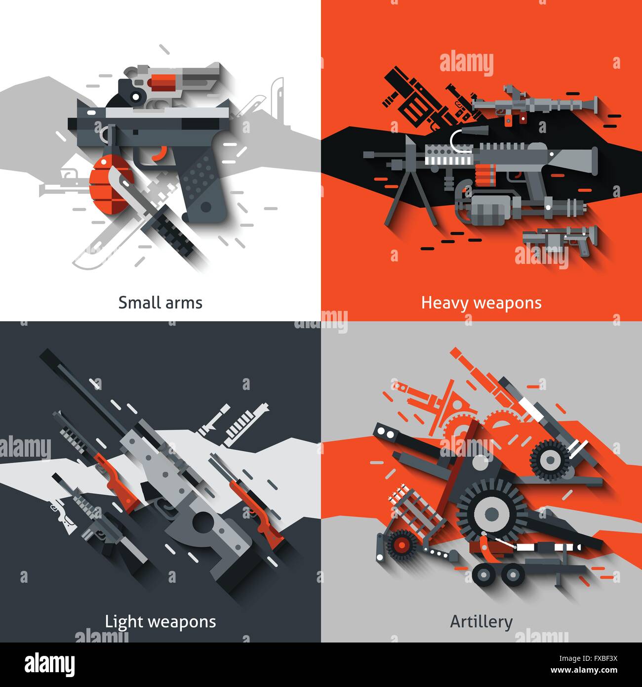 Weapon Design Concept Stock Vector Image & Art - Alamy