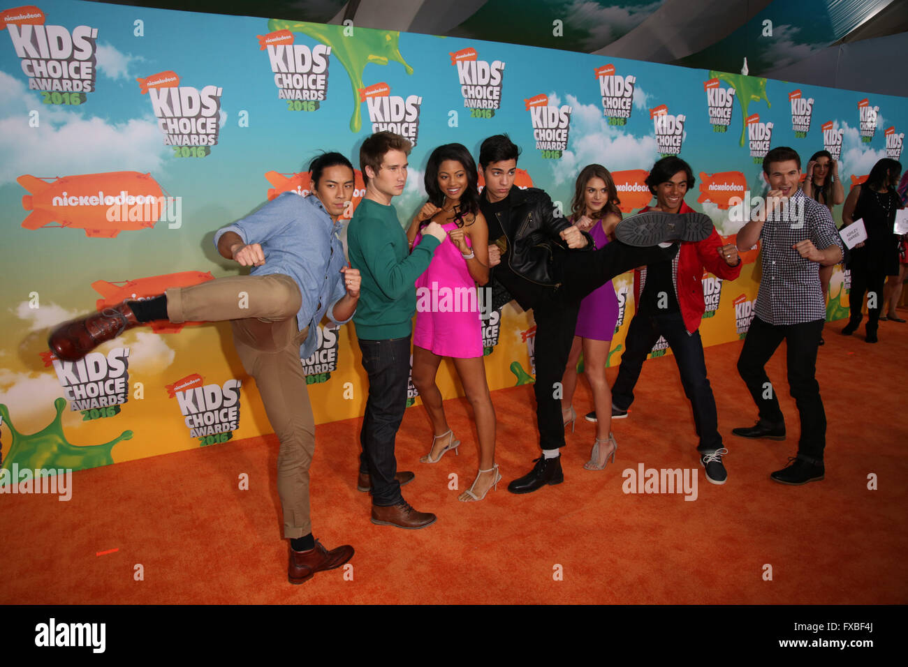 Celebrities attend Nickelodeon's 2016 Kids' Choice Awards at The Forum ...