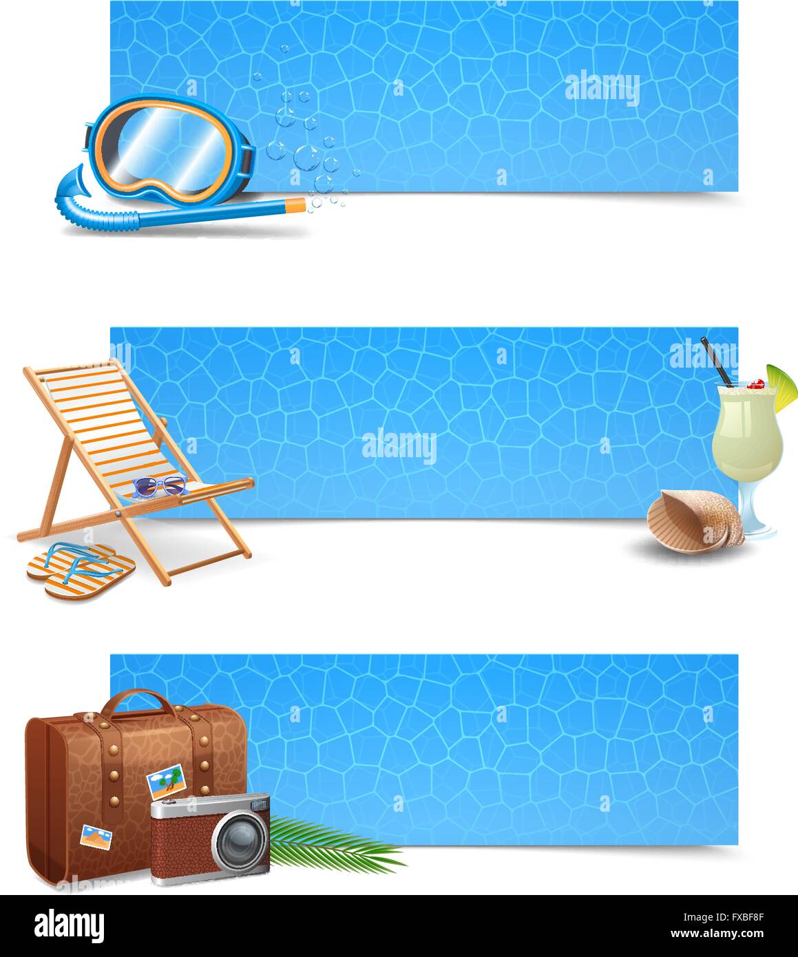 Travel Banner Set Stock Vector Image & Art - Alamy