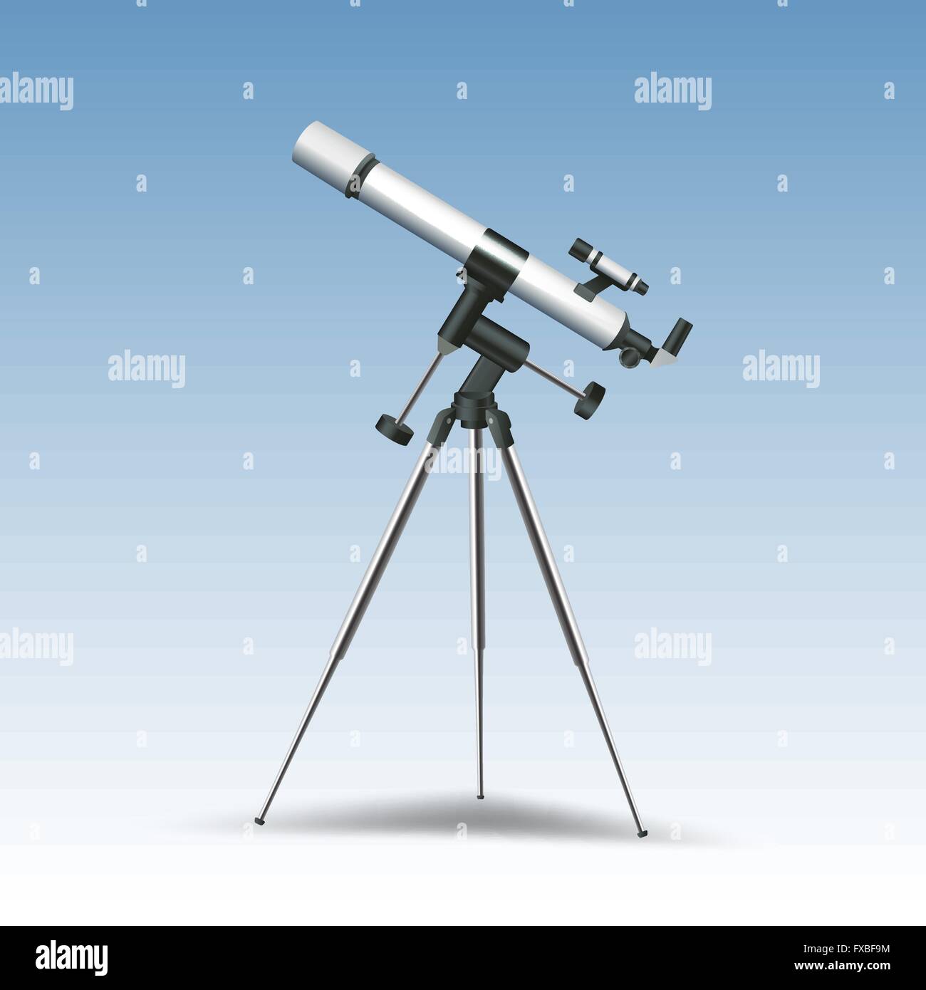 Telescope Realistic Illustration Stock Vector Image & Art - Alamy