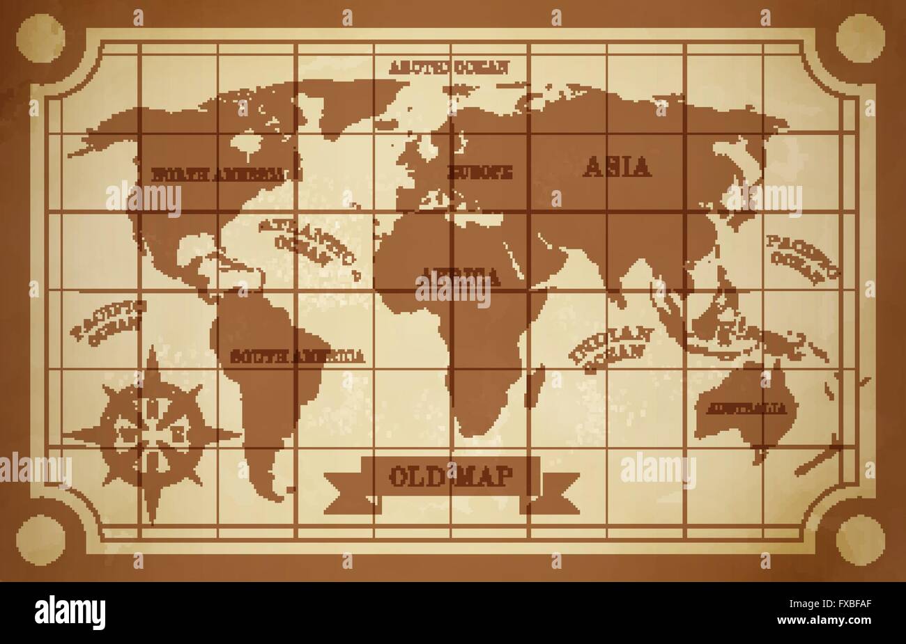 Map Title Page Stock Vector Images - Alamy