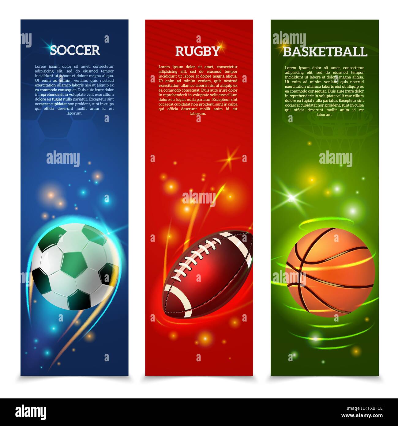 Soccer vertical banners hi-res stock photography and images - Alamy