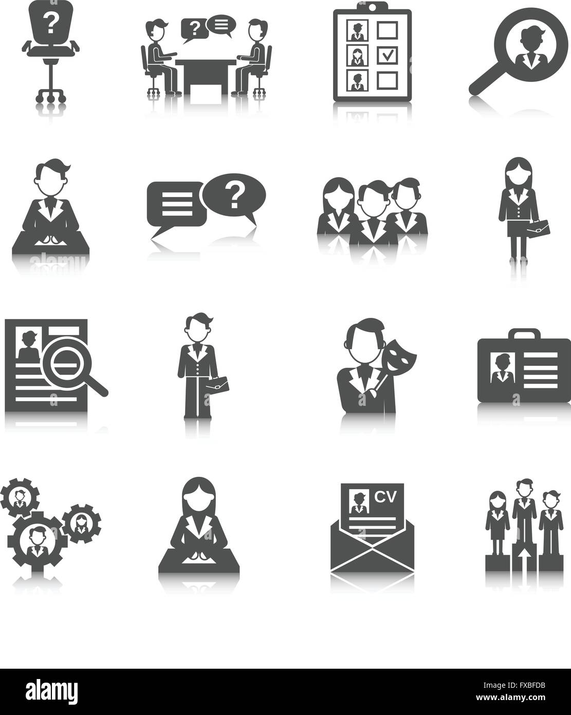 Human resources sign icon Stock Vector Images - Alamy