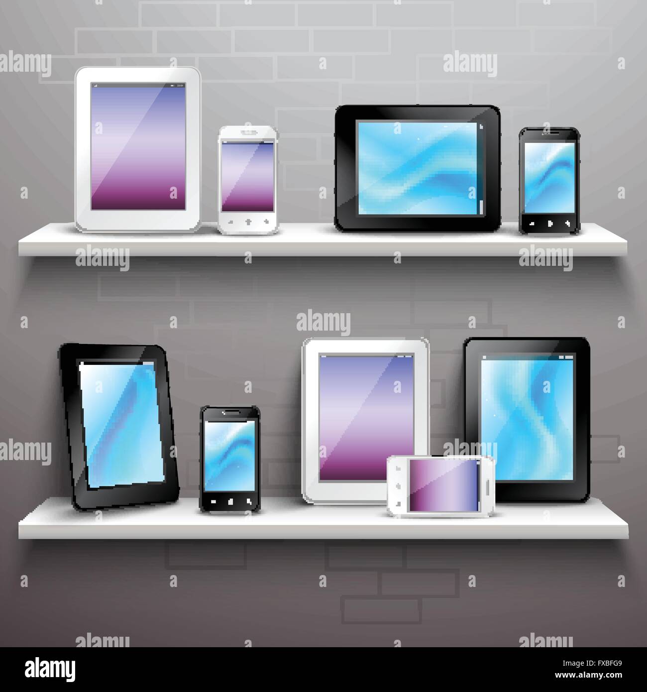 Tech shop shelves hi-res stock photography and images - Alamy