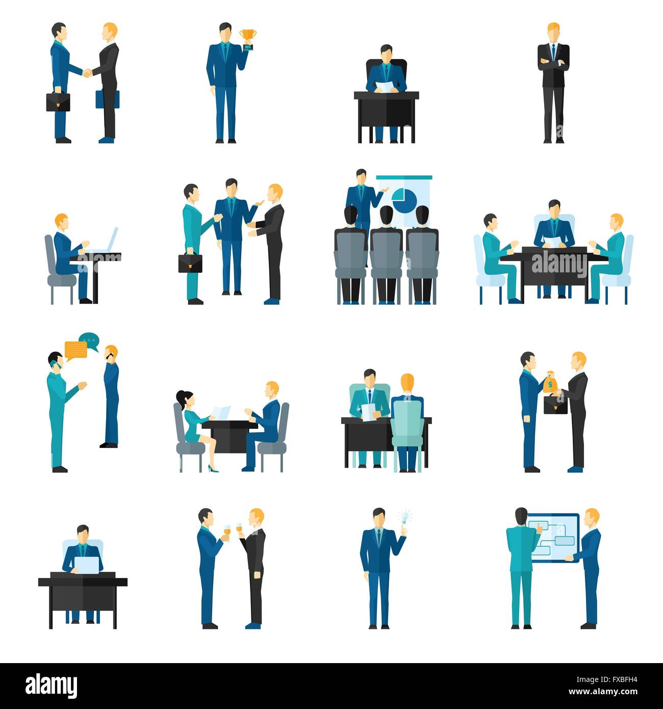 Woman men suits Stock Vector Images - Alamy