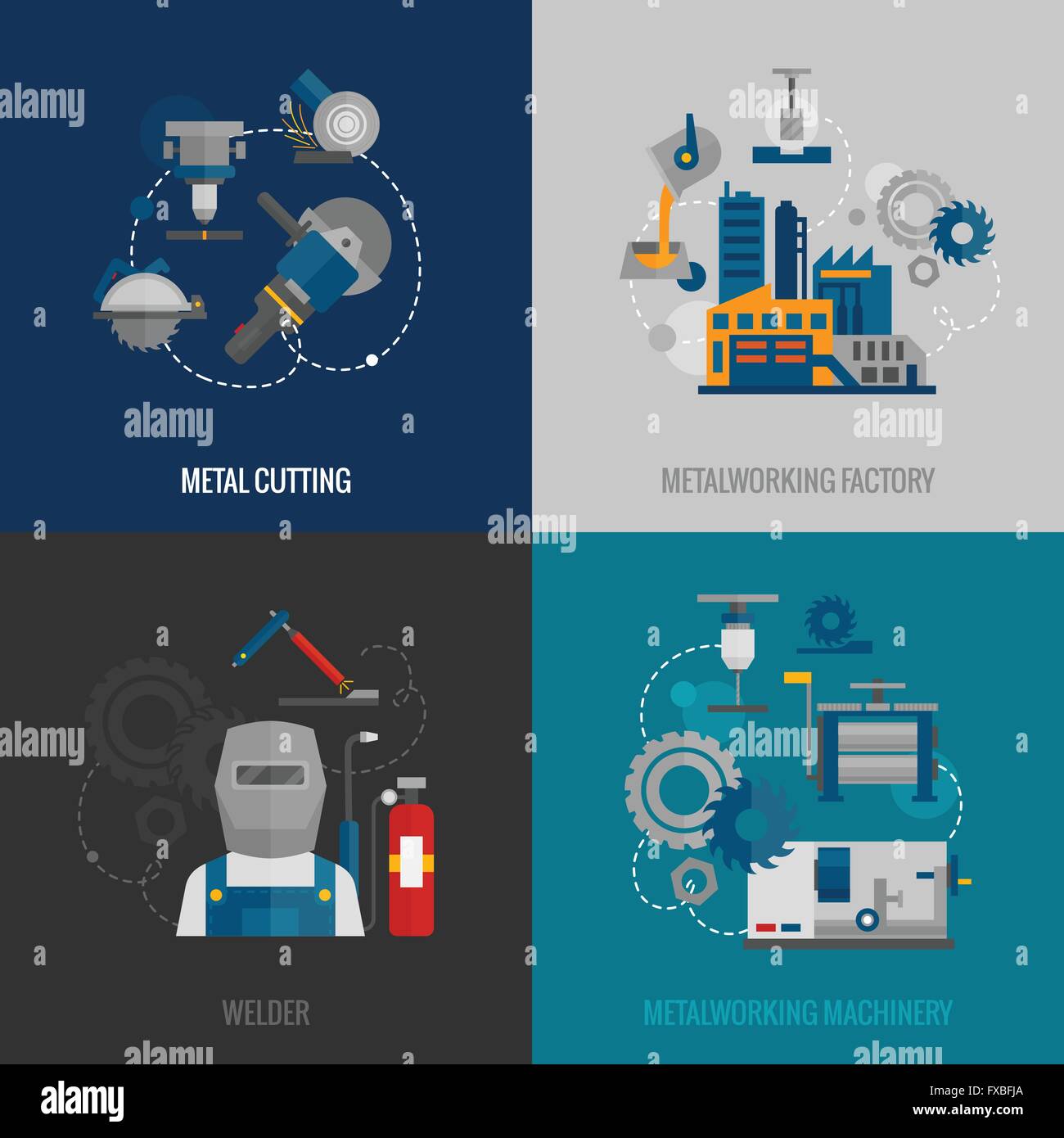 Shaping metal Stock Vector Images - Alamy