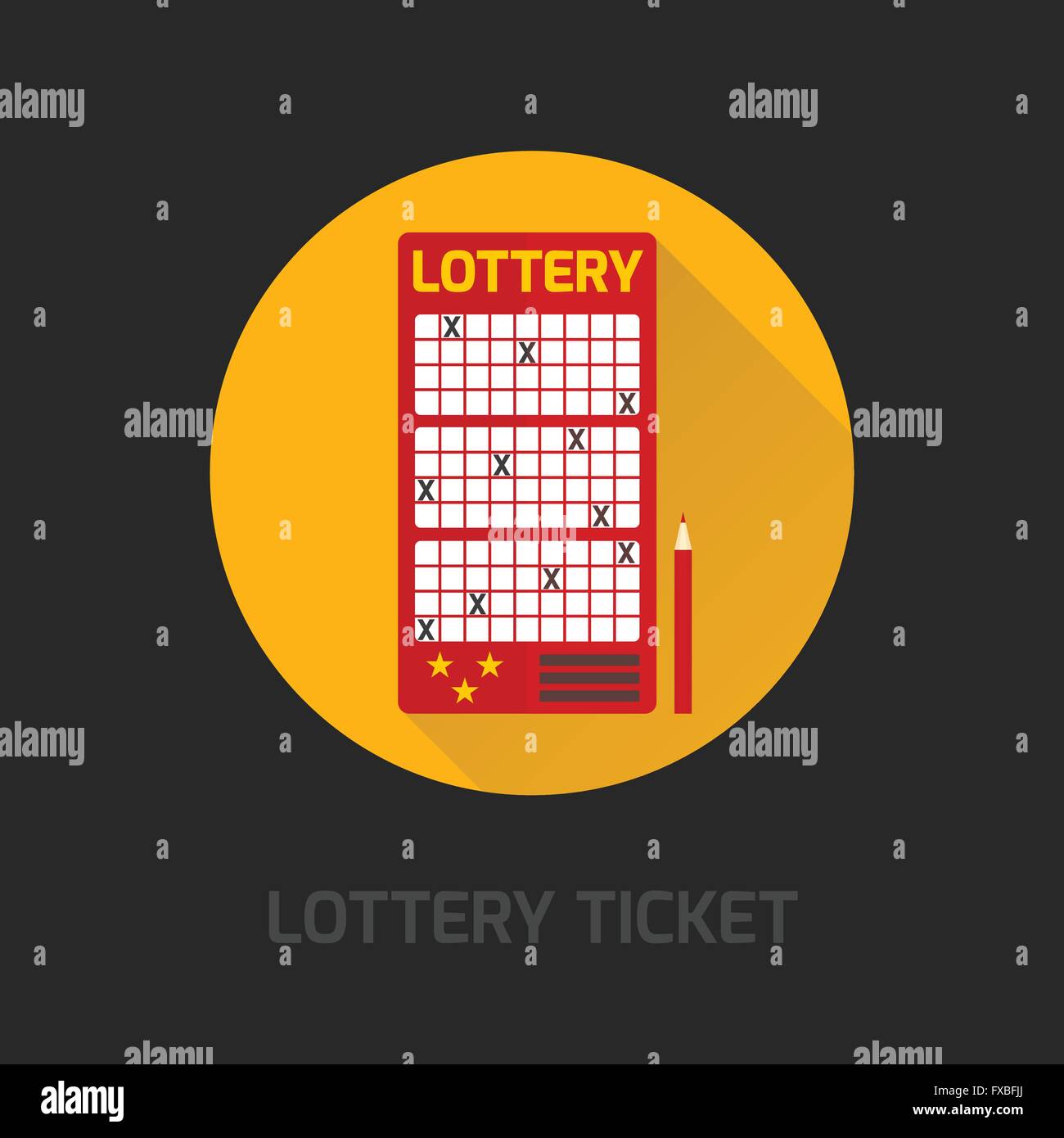Lottery print Stock Vector Images - Alamy