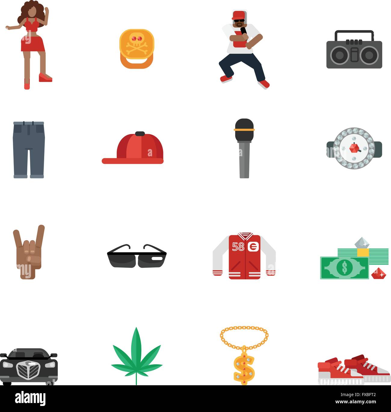 Rapper money Stock Vector Images - Alamy