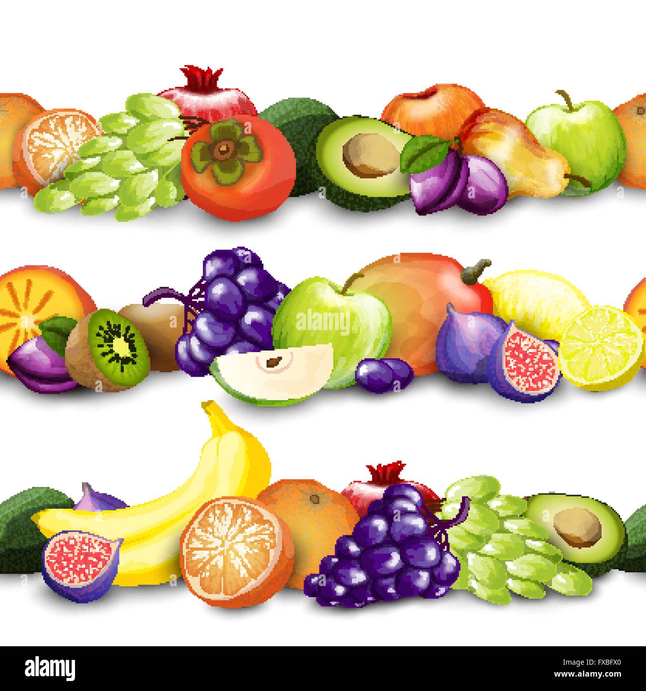 Apple borders Stock Vector Images - Alamy