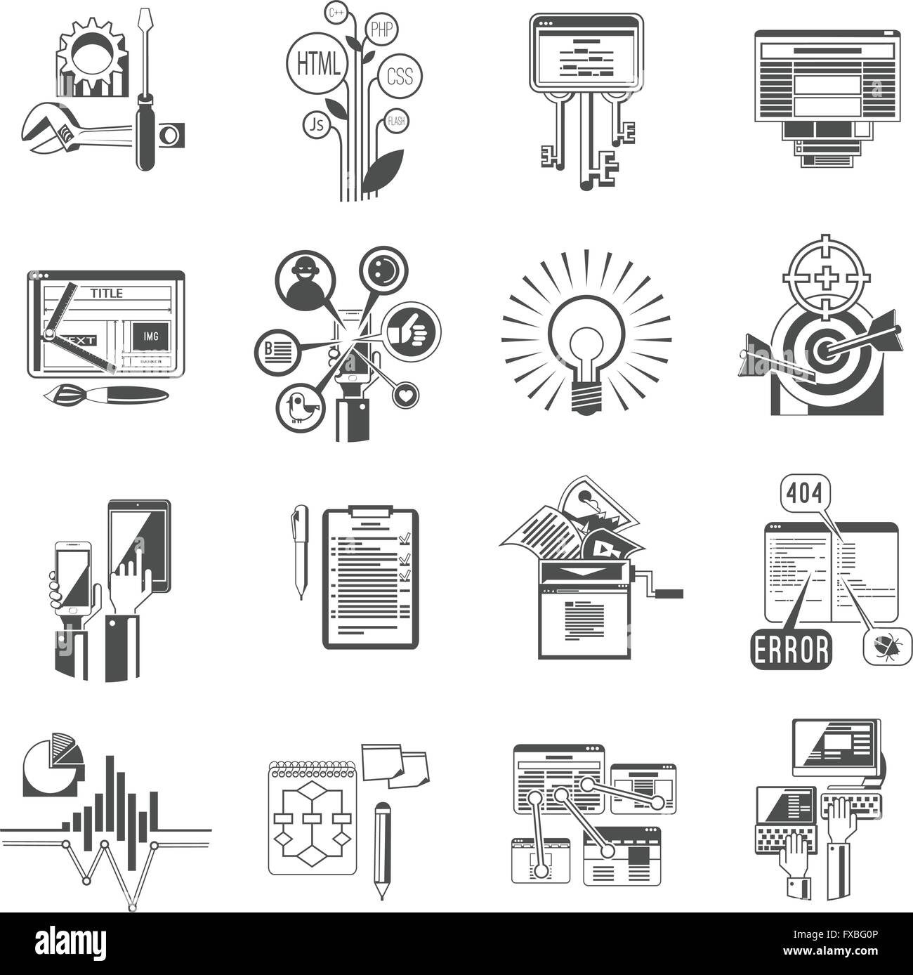 Coding professional image Black and White Stock Photos & Images - Alamy